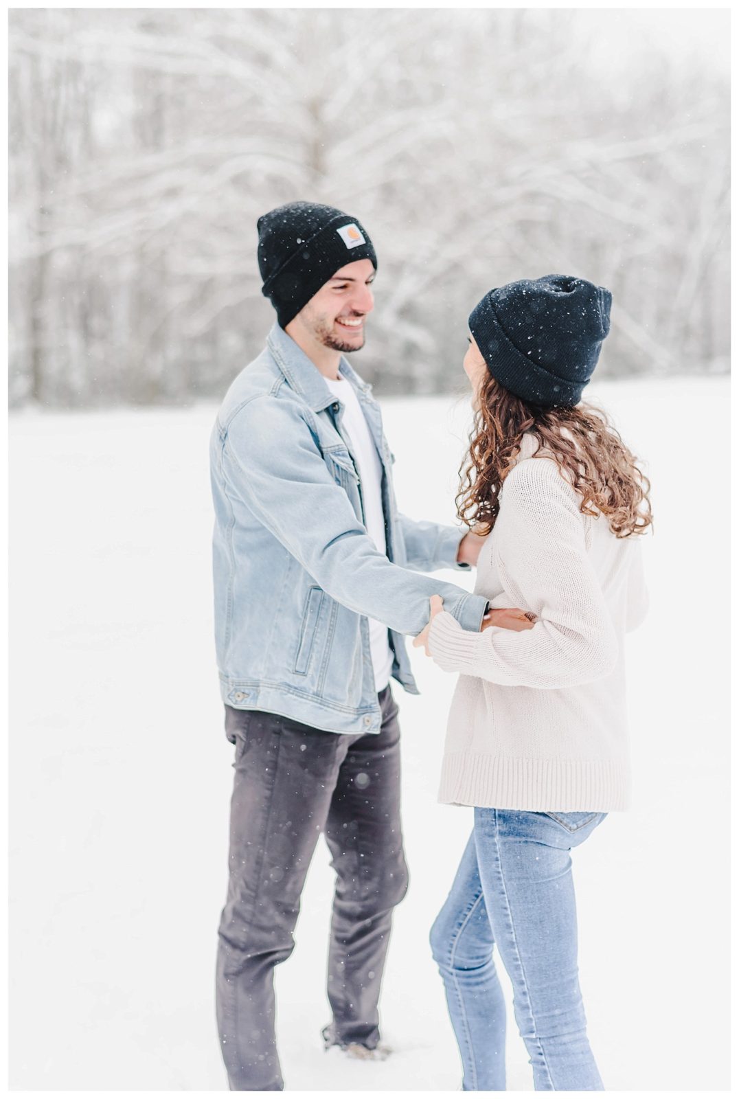 Smith Pond Snow Session | Kyle + Jordan - Hannah Smith Photography ...