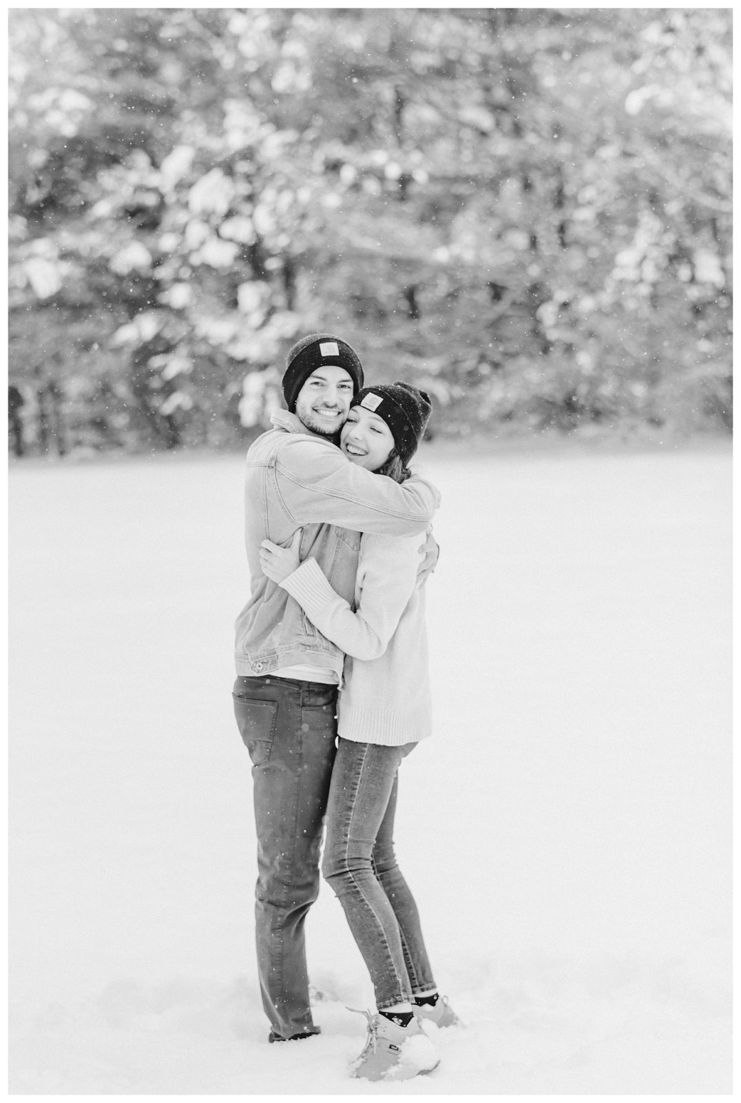 Smith Pond Snow Session | Kyle + Jordan - Hannah Smith Photography ...