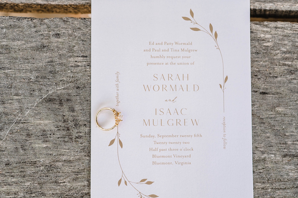 Intimate Bluemont Vineyard Wedding | Sarah & Isaac - Hannah Smith ...
